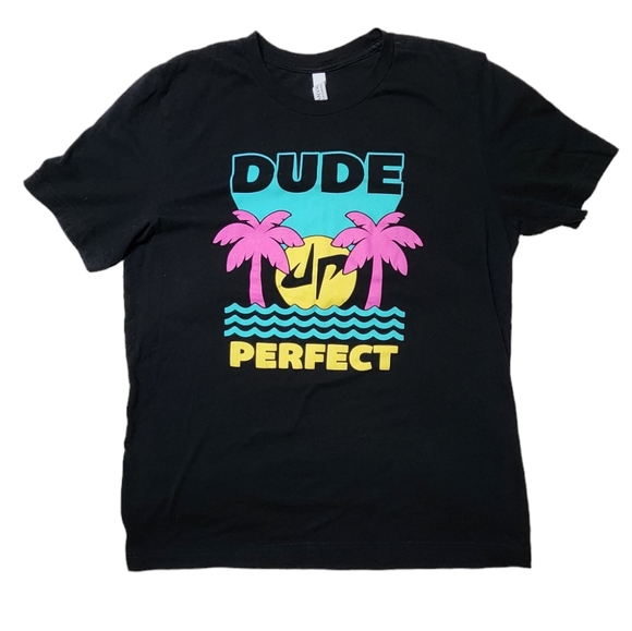 Dude Perfect | Shirts | Dude Perfect Oceanside Humor Fun Tee Shirt Sz L ...